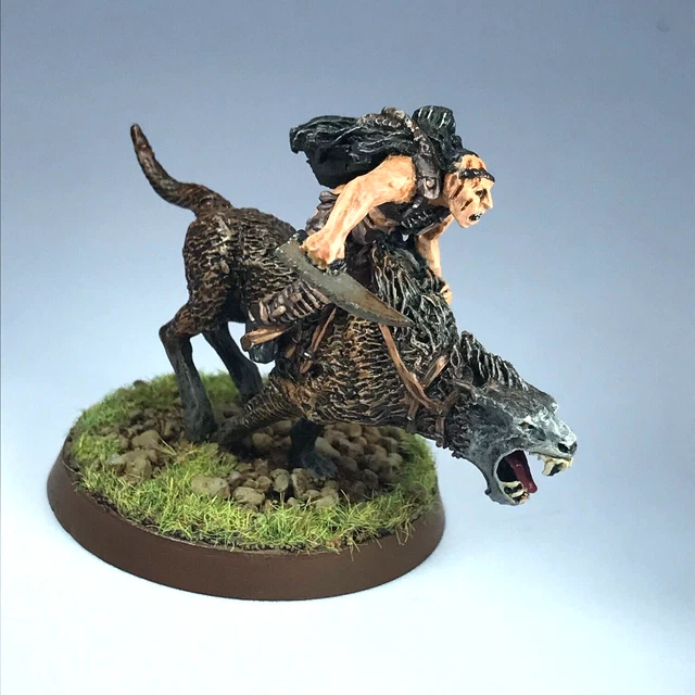 SHARKU ORC WARG Rider - LOTR / Warhammer / Lord of the Rings Metal ...