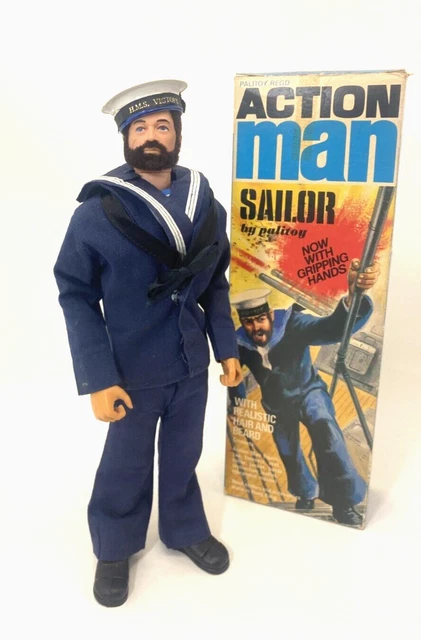 VINTAGE ACTION MAN Sailor Hms Victory Genuine Original Boxed £395.00 ...