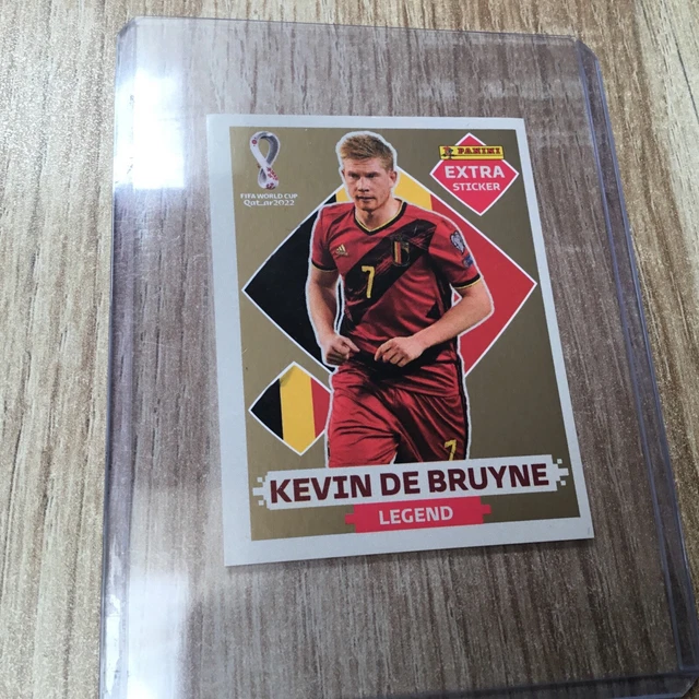 PANINI EXTRA STICKER Fifa World Cup Qatar 2022 De Bruyne. Legend Gold ...