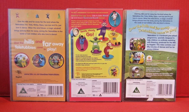 TELETUBBIES GO! DANCE With The Teletubbies 3 VHS Video Tapes BBC ...