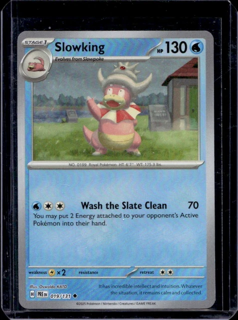 2025 POKEMON SV Prismatic Evolutions Slowking Poke Ball #019/131 £0.77 ...