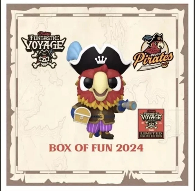 FUNKO BOX OF Fun 2024 Fundays Freddy's Funtastic Voyage Proto Pirates ...