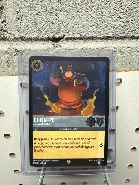 CHIEN-PO #178/204 LORCANA Ursula's Return 2024 Disney feuille commune ...