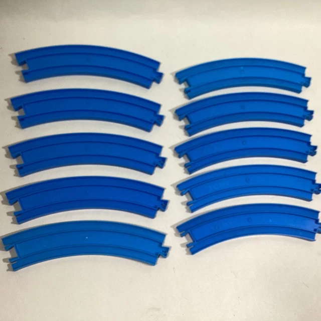 TOMY TRACKMASTER THOMAS And Friends Blue Track Curves x 10 £7.49 ...