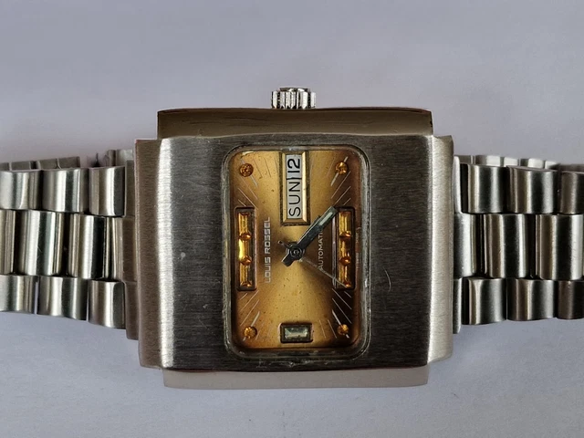 VINTAGE LOUIS ROSSEL mens Watch Automatic Ref 78224. £370.00 - PicClick UK