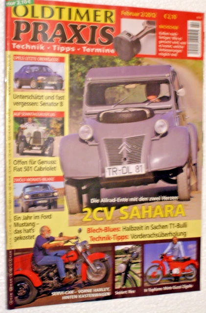 OLDTIMER PRAXIS 2-12+CITROEN 2Cv+Moto-Guzzi Ziglo+Vw T1 Bus+Mustang+Rex ...