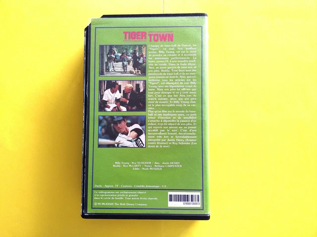 RARE K7 VHS Video Club - Tiger Town Roy Scheider Justin Henry Walt ...