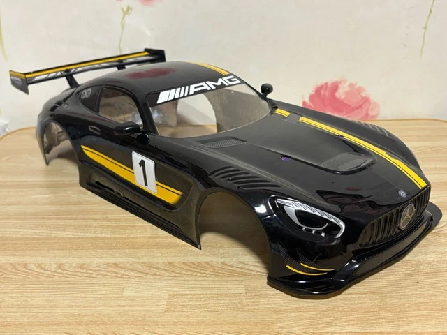 1/10 TAMIYA MERCEDES AMG GT3 Black Radio Control Body TAMIYA MERCEDES ...