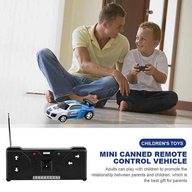 COKE CAN MINI Cans RC Car Battery Operated Mini RC Car LED Lights ...