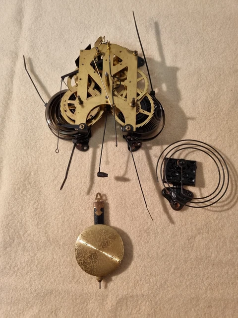 VINTAGE ACCTIM 31 Day Chiming Clock Movement Spares & Repairs £28.00 ...