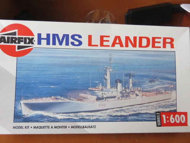AIRFIX HMS LEANDER 1:600 scale model ship kit 022060. - NEVER USED 0.00 ...