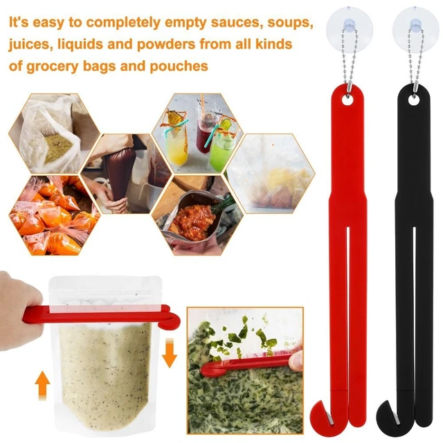 PORTABLE FOOD BAG Cutter Kitchen gadgets Food Pouch Squeezer Food Bag ...