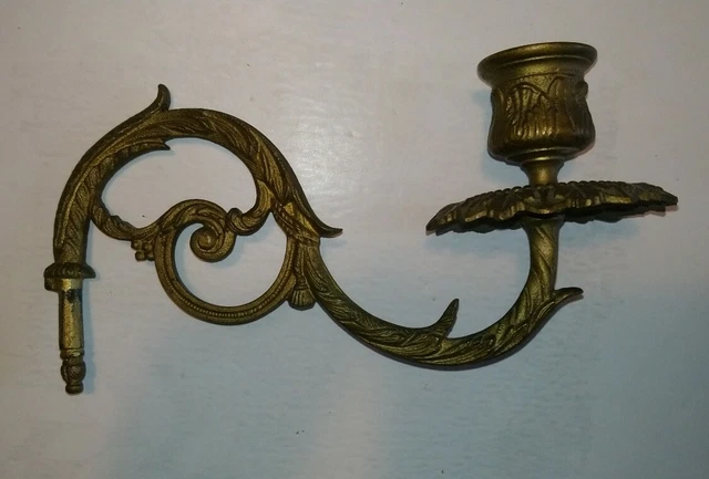 ANCIEN BOUGEOIR DE Piano Mural Applique en Bronze Chandelier Candélabre ... ANCIEN BOUGEOIR DE Piano Mural Applique en Bronze Chandelier Candélabre ...