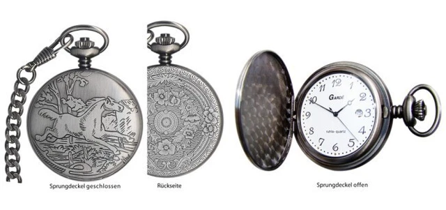 RUHLA GARDE' RUHLA Taschenuhr mit Kette 86802 Motiv Taschenuhr mit ...