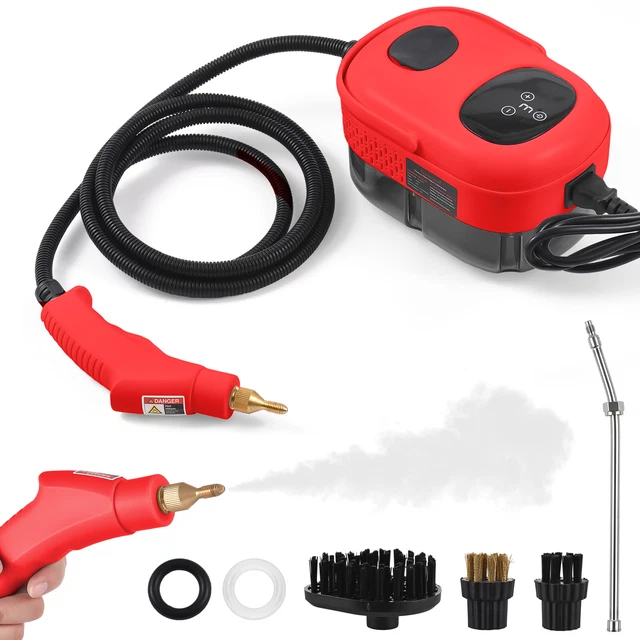 2500W PORTABLE CAR Steam Cleaner Fast Heating Steamer Household Clean ...