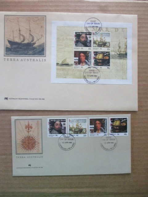 1985. AUST. BICENTENNIAL Collection. Terra Australis. Navigators. Mini ...