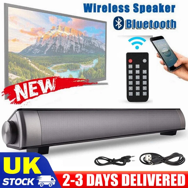TV HOME THEATER Soundbar Bluetooth Sound Bar Speaker System Subwoofer w ...
