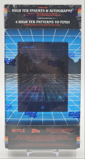 TOPPS HIGH TEK Netflix Stranger Things 2025 Sealed Hobby Box E Q3474 ...