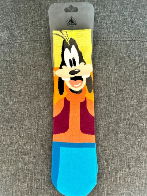 DISNEY PARKS GOOFY Crew Socks Adult size NWT £7.33 - PicClick UK