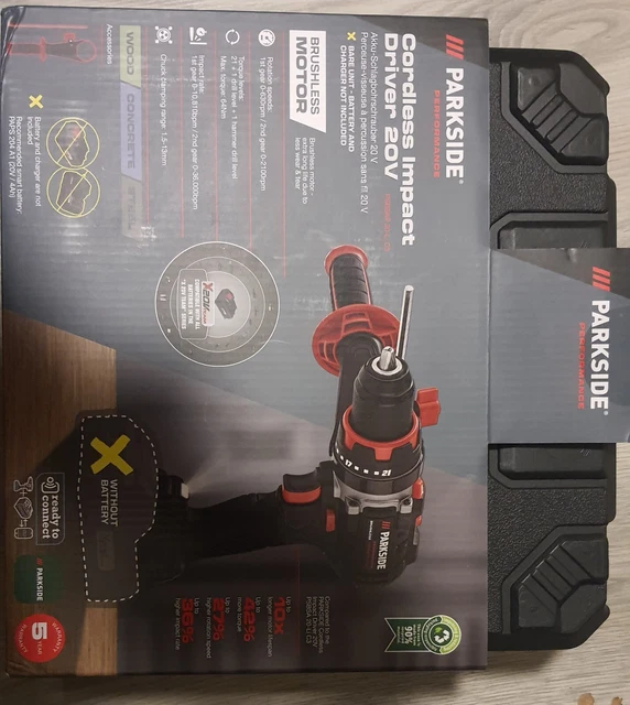 5 PERCEUSE-VISSEUSE À percussion sans fil PARKSIDE PERFORMANCE PSBSAP ...