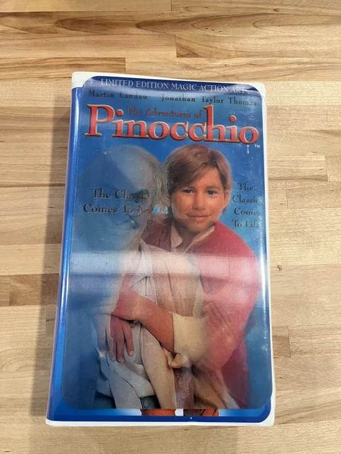 THE ADVENTURES OF Pinocchio VHS tape hologram cover, Martin Landau £13.41 - PicClick UK