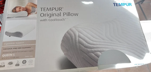 OREILLER ERGONOMIQUE TEMPUR Modèle QUEEN L SIZE TBE EUR 30,00 - PicClick FR