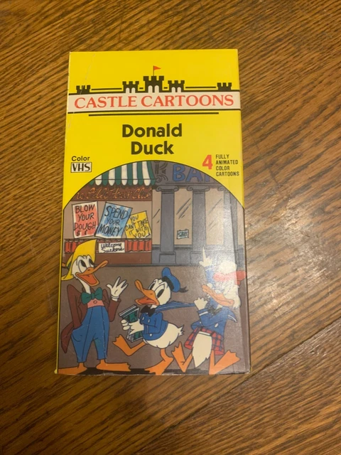 CASTLE CARTOONS DONALD Duck (VHS, 1988) £0.74 - PicClick UK