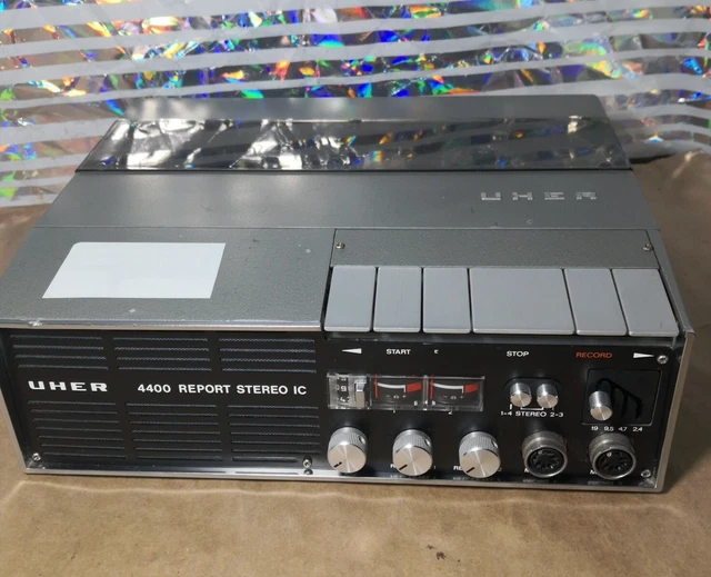 UHER 4400 REPORT Stereo Reel To Reel Tape Player Recorder Tested ...