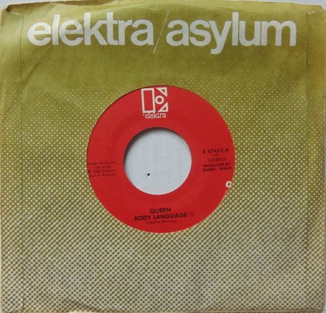 QUEEN : BODY Language ELEKTRA USA ORIG 45 neuf - avec CO MANCHON EUR 5 ...