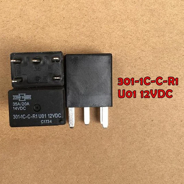 SET(1) ÉLECTRIQUE ORIGINAL Relais 301-1C-C-R1-U01 12VDC,5-Pin 12V, Neuf ...