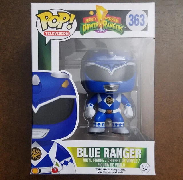 FUNKO POP TELEVISION Mighty Morphin Power Rangers 363 Blue Ranger Vinyl ...