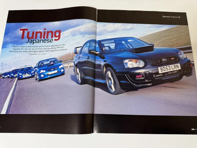 ORIGINAL TUNED MODIFIED Subaru Impreza Turbo WRX STi Magazine Group ...