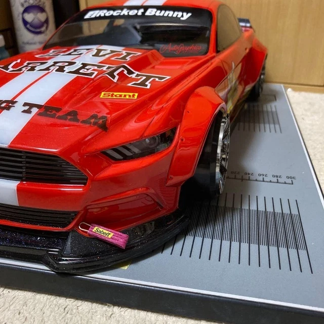 ROCKET BUNNY MUSTANG RC Drift Car Body Shell MST Style Red Pearl Used £ ...