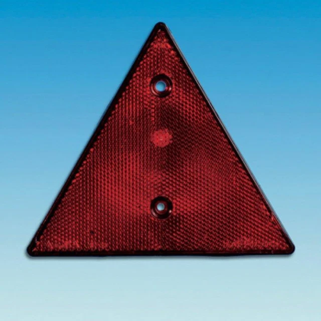 REFLECTIVE TRIANGLE REFLECTOR For Trailer Ifor Williams Caravan Towing ...