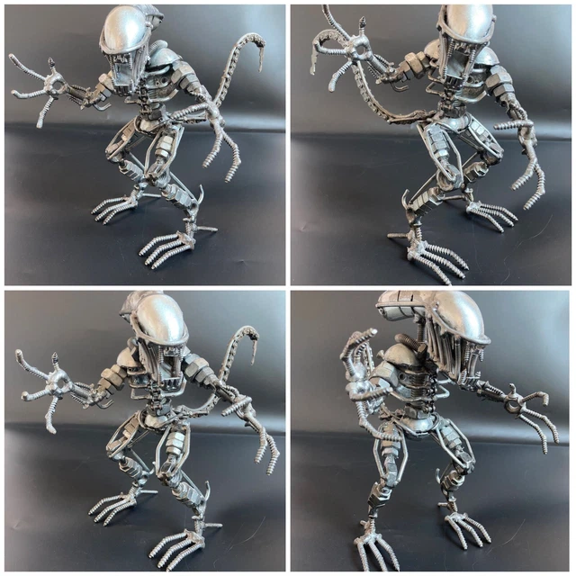 FULL METAL XENOMORPH statue from the movie Aliens Warrior 8” Inch ...