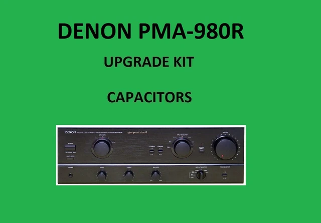 STEREO VERSTÄRKER DENON PMA-980R Reparatur KIT - alle Kondensatoren EUR ...