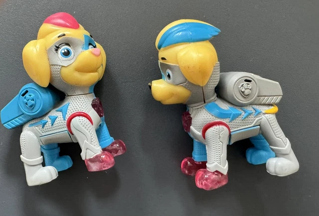 PAW PATROL MIGHTY Pup Twins Ella and Tuck light up figures toys £14.75 ...