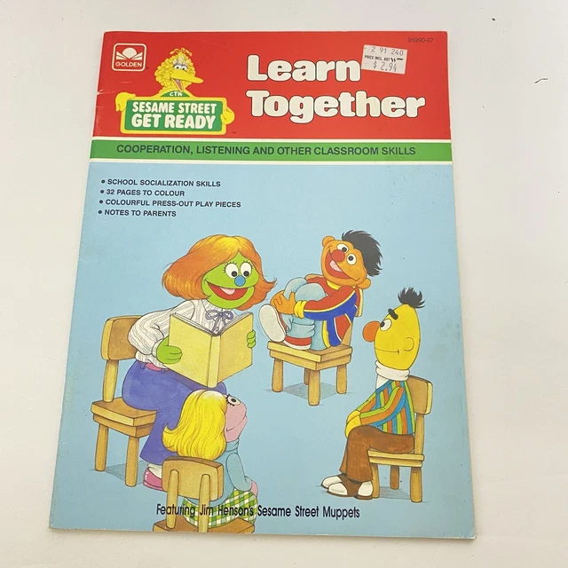 SESAME STREET GET Ready Activity Book - Learn Together $9.99 - PicClick CA