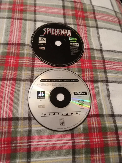 PLAYSTATION 1 SPIDERMAN And toy Story 2 Ps1 games bundle lot discs only ...