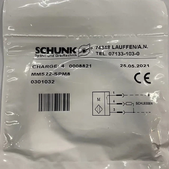 1PCS MMS22-SPM8 PNP For SCHUNK 0301032 EUR 114,54 - PicClick FR