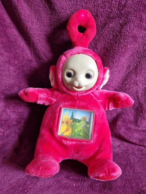 VINTAGE TELETUBBIES PO Soft Toy Plush Music & Moving TV Screen Tomy ...