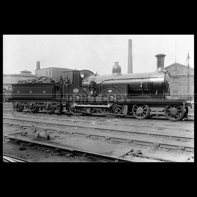 PHOTO T.000226 STEAM LOCOMOTIVE 476 NORTH BRITISH RAILWAY NBR TRAIN £6. ...