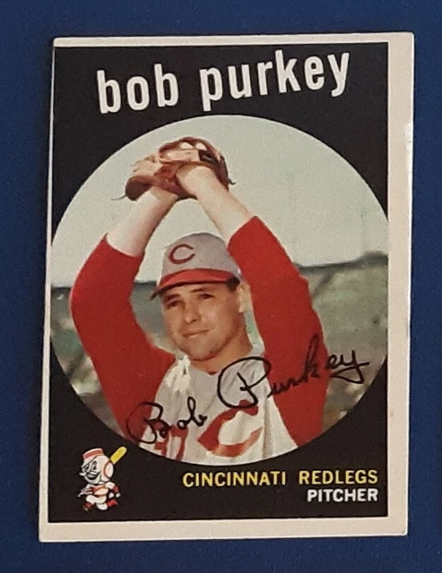 1959 TOPPS BASEBALL #506 Bob Purkey - Cincinnati Reds - EX+ - OC EUR 4 ...