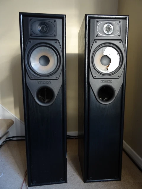 MISSION 733 FLOOR Standing Speakers £20.43 - PicClick UK