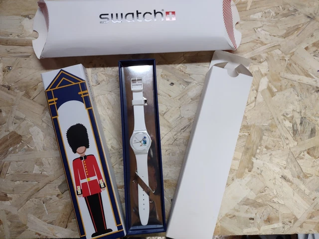 LIMITED EDITION SWATCH HOW MAJESTIC Queen Elizabeth II Platinum Jubilee ...