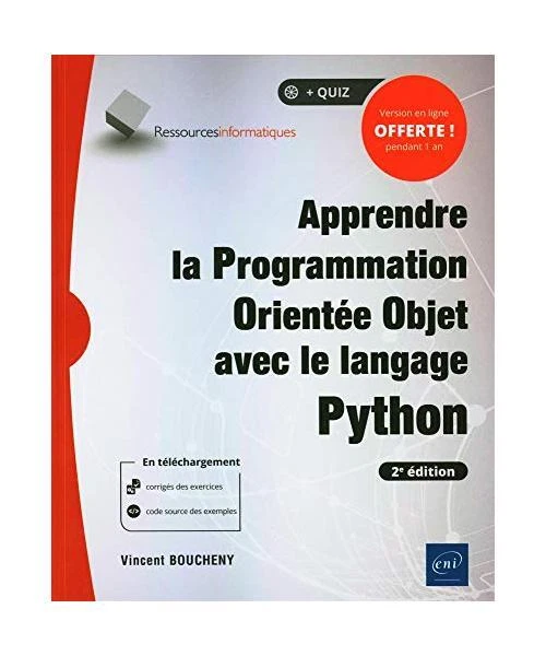 APPRENDRE LA PROGRAMMATION Orientée Objet avec le langage Python ...