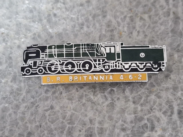 VINTAGE OLD BR Britannia 462' Railway Train Locomotive Enamel Badge ...