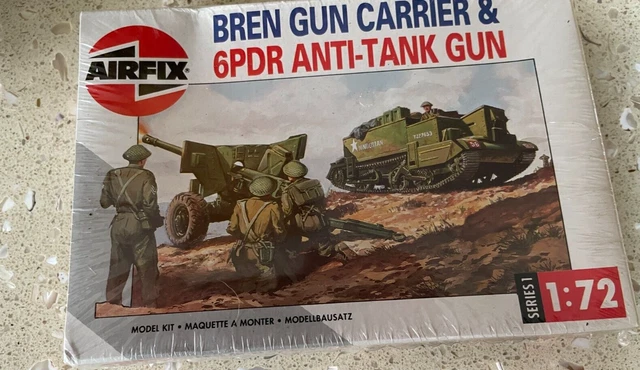 AIRFIX BREN GUN Carrier & Anti-tank Gun Series 1, 1:72 scale NEW SEALED ...