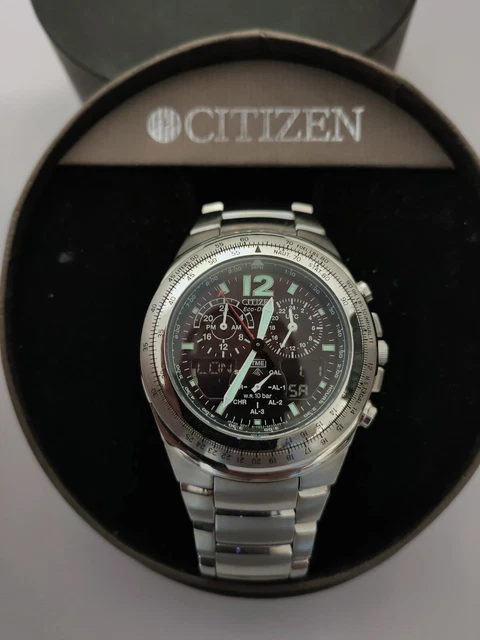 CITIZEN PROMASTER ECO-DRIVE World Time Chronograph Orologio da uomo ...