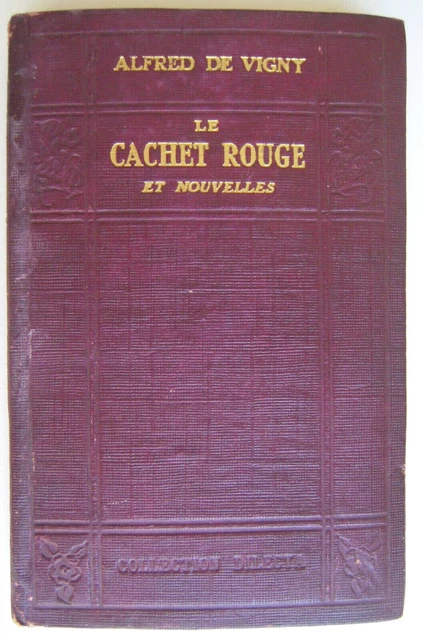 ALFRED DE VIGNY "LAURETTE ou Le Cachet Rouge" 1926 Grande Librairie ...